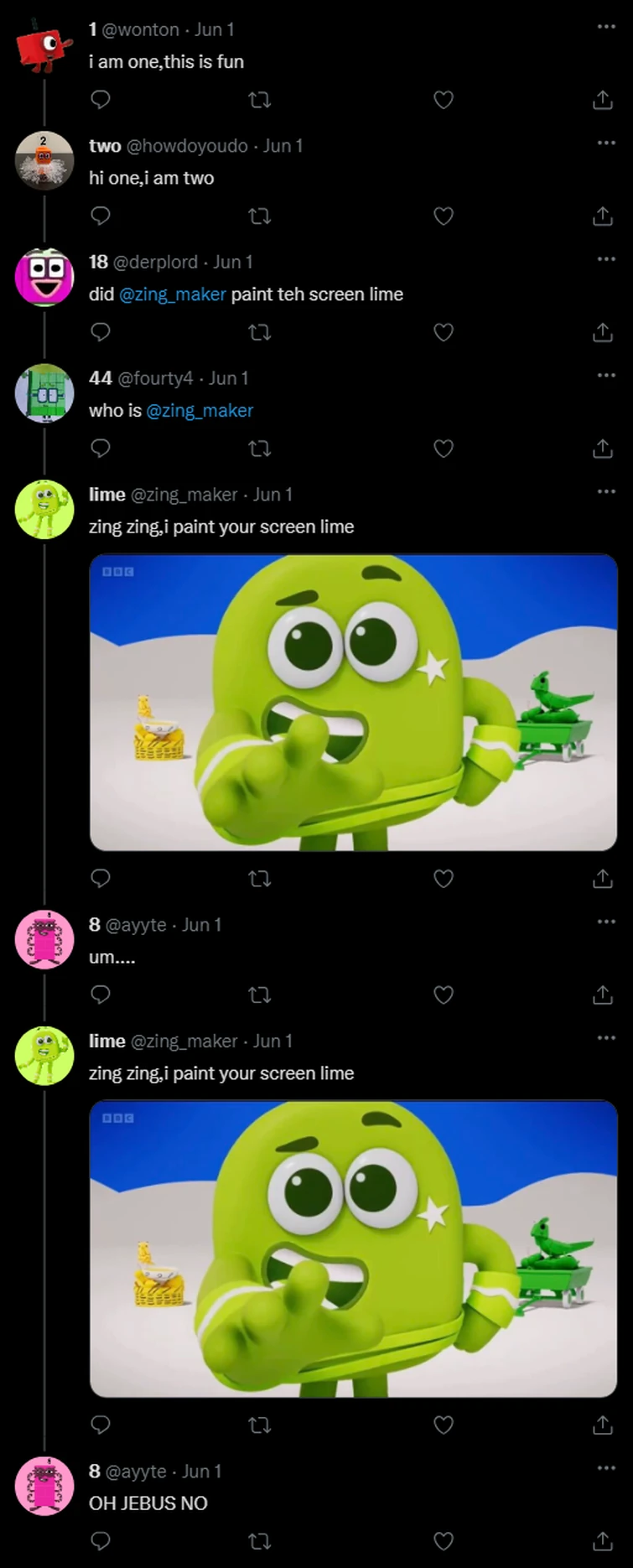 some funny numberblocks on twitter memes 2 | Fandom