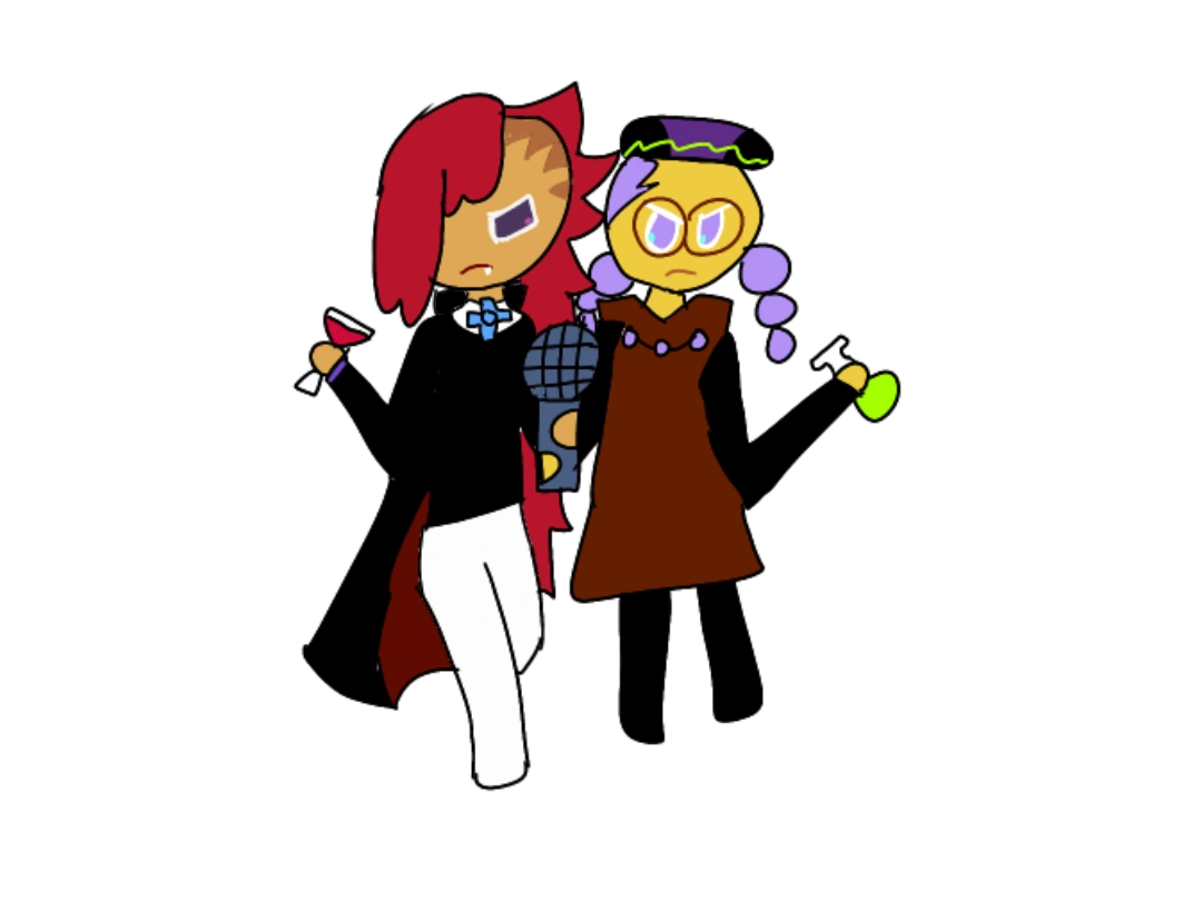 I drew Vampire and Alchemist as The Ghost Twins from FnF | Fandom