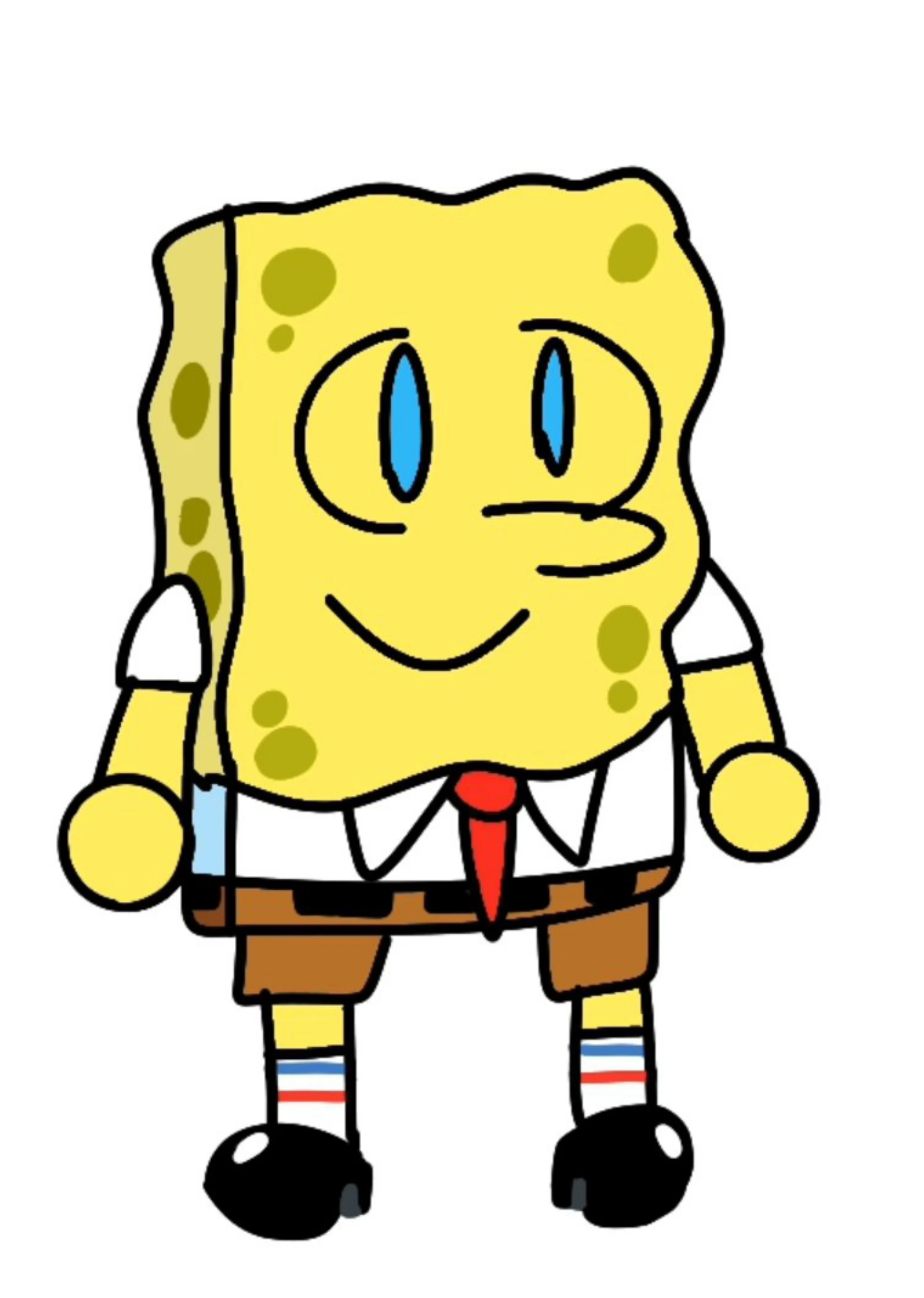I drew spongebob (in my style) | Fandom