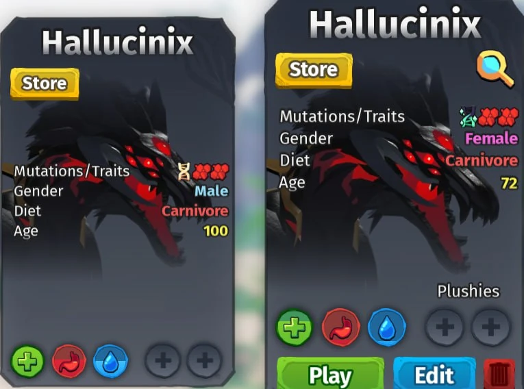 selling dbl red d+b gt hallu for 72k or 100k | Fandom