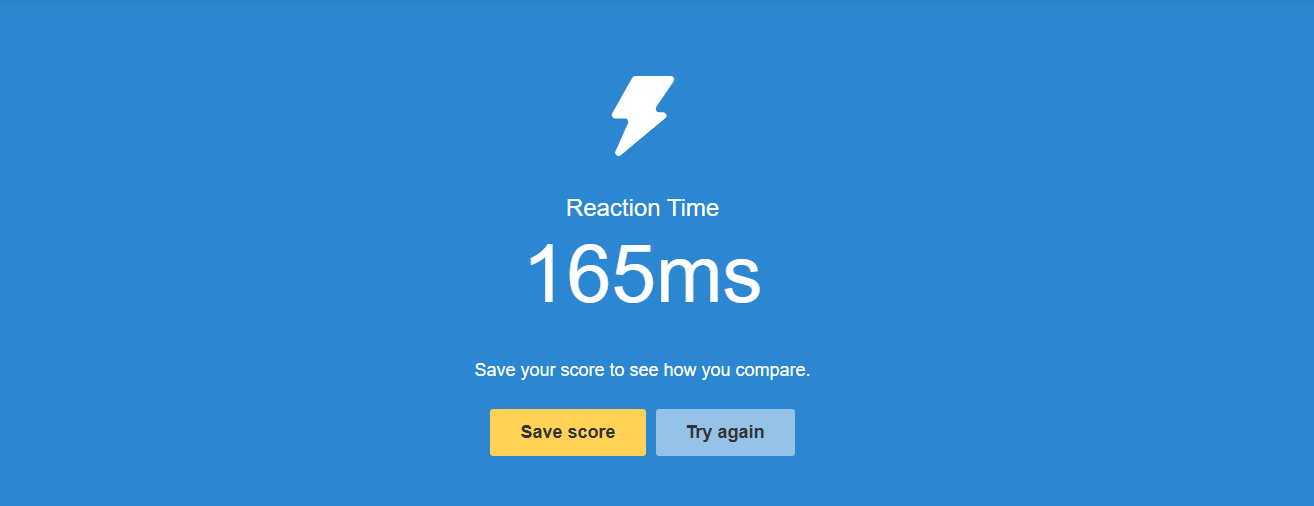 Is this a decent reaction time for react blocking and drag blocking as ...