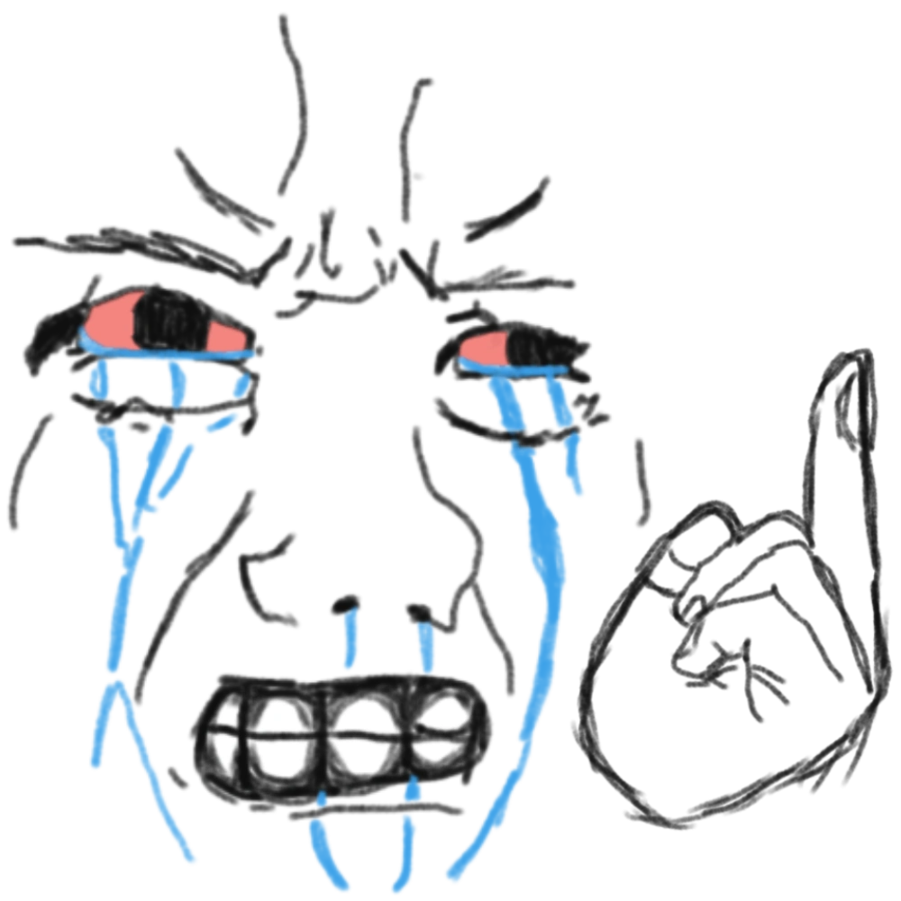 the sad (dont mind the middle finger) | Fandom