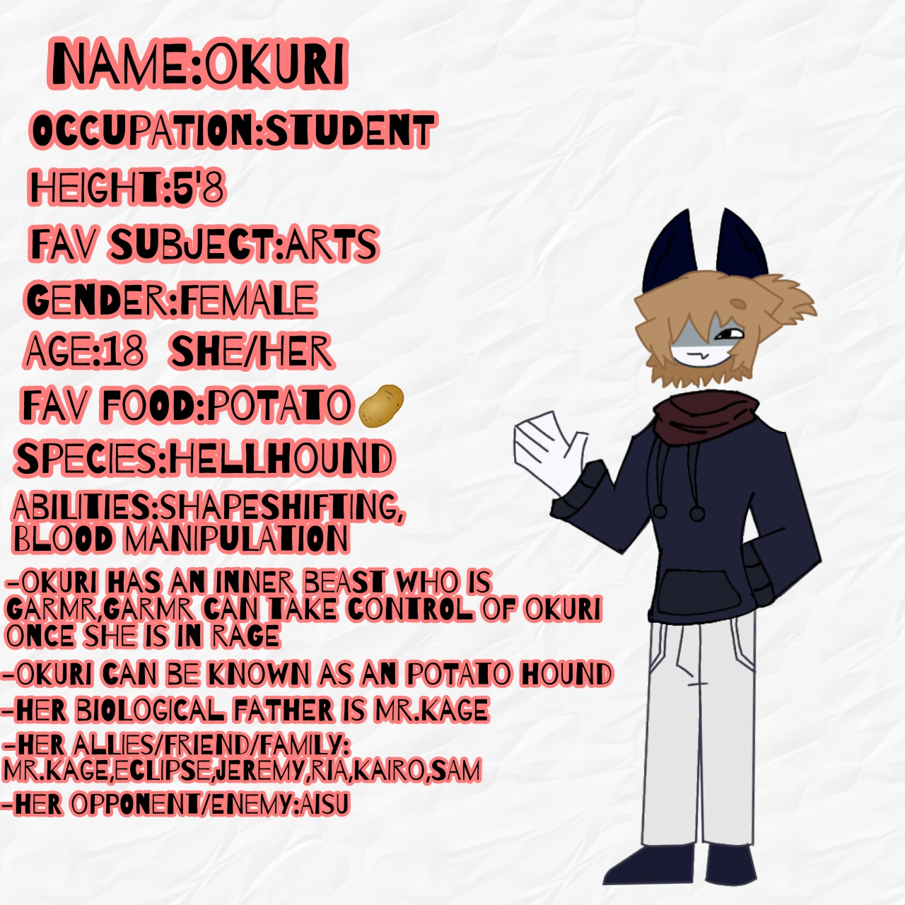 My Fundamental paper education oc:') | Fandom