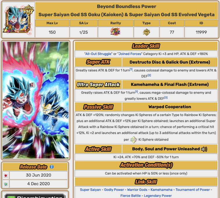 Beyond Boundless Power - SSB Kaioken Goku & SSB Evolved Vegeta | EZA ...
