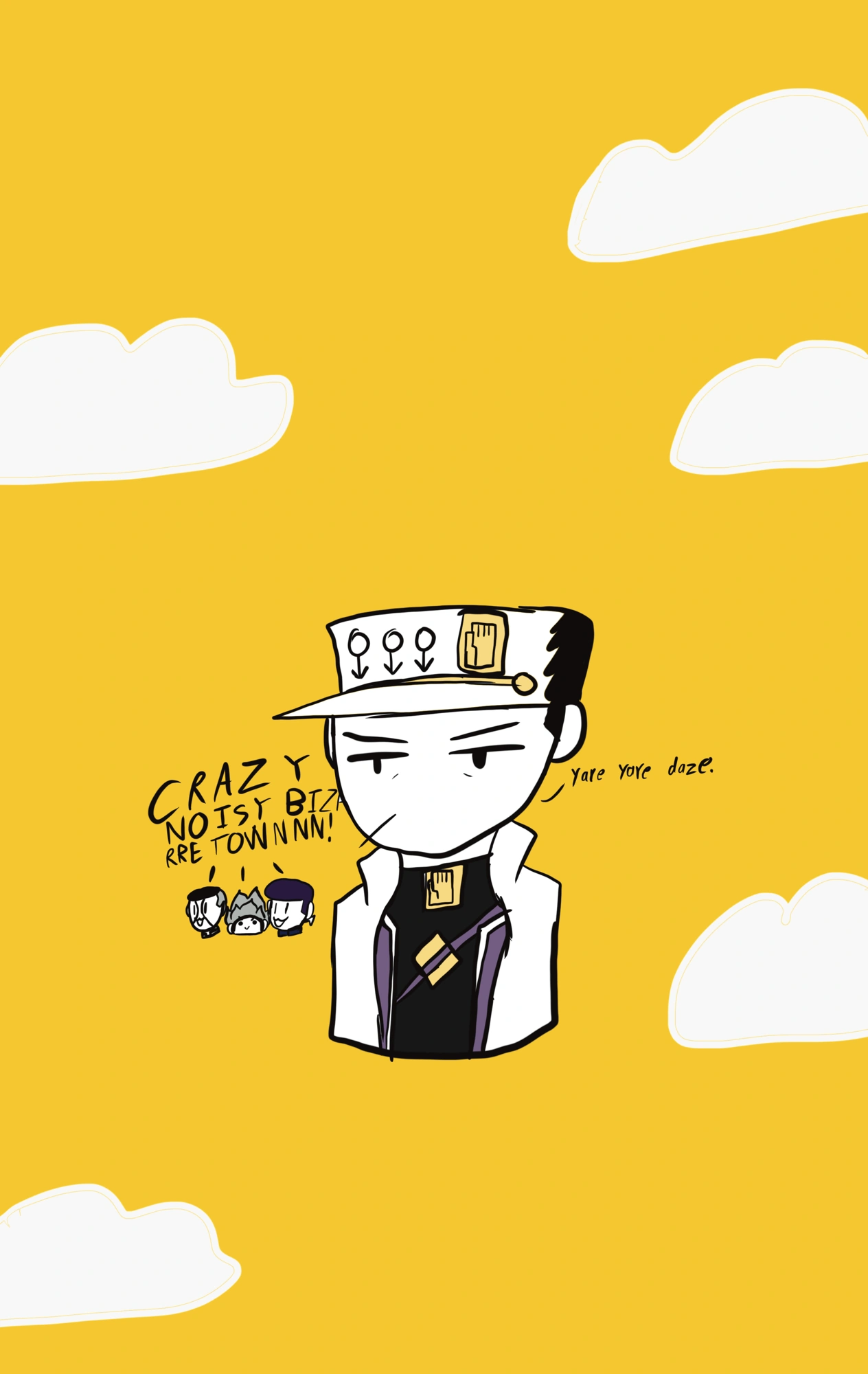 Jotaro and the Duwang Gang Drawing | Fandom