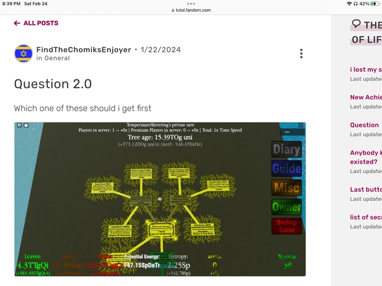 Discuss Everything About The Upgrade Tree Of Life Wiki | Fandom