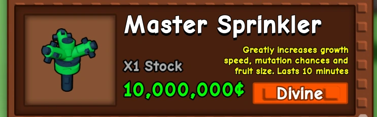 MASTER SPRINKLER IN STOCK | Fandom