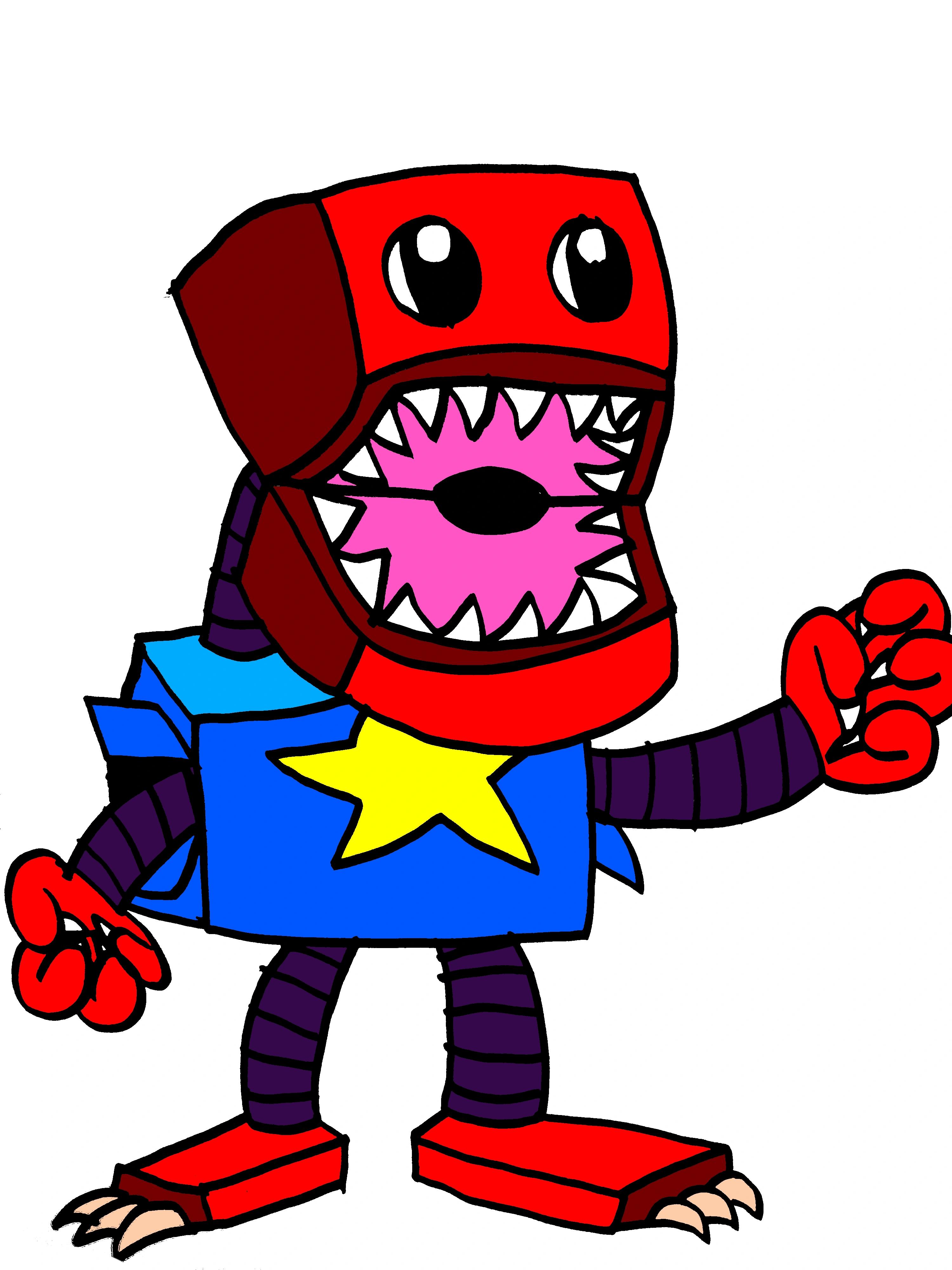 My drawing of Boxy Boo | Fandom