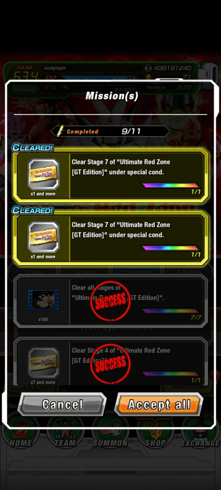 GT Red Zone Syn Shenron 5 types mission and 8 turn mission done! | Fandom