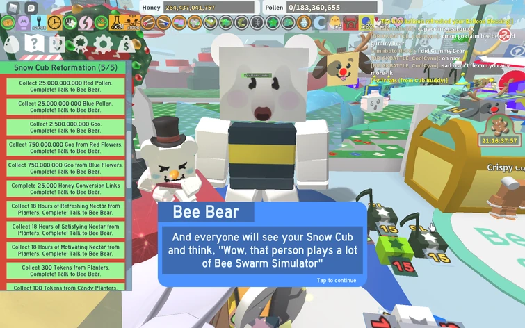 what snow bear cub quest are u on? | Fandom