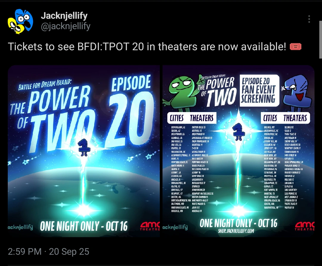 TPOT 20 THEATER Info - ONLY 1 NIGHT | Fandom