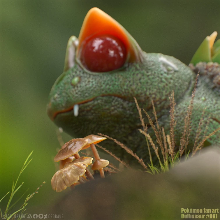 Bulbasaur #001 fan art by me (updated version) | Fandom