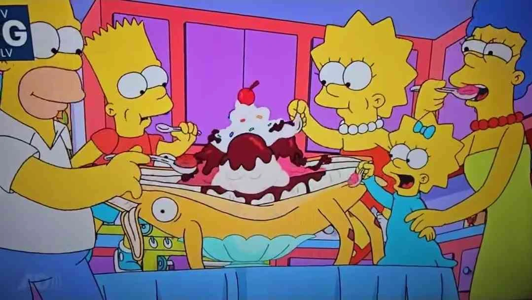 why are they eating Graggle Simpson | Fandom