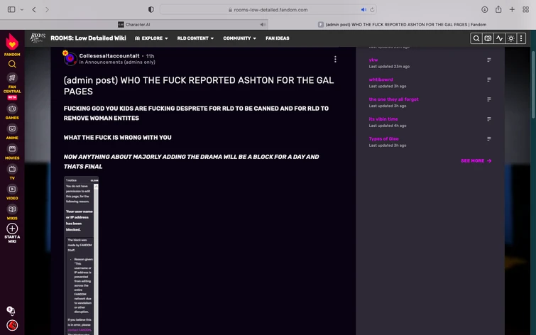 so thats the reason why Aston got their account disabled? | Fandom