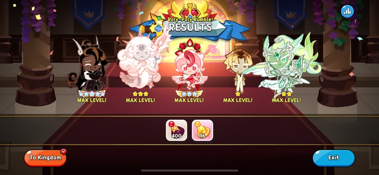 Yo if anyone wants a farming team for Roly-Poly Rumble, I have one :3 ...