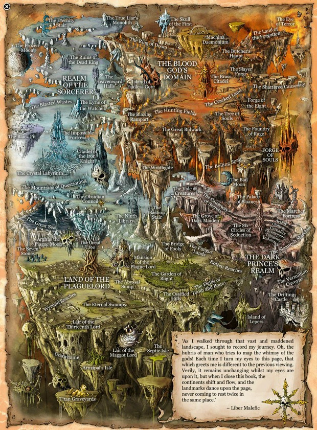 One possible map of the Chaotic Realms | Fandom