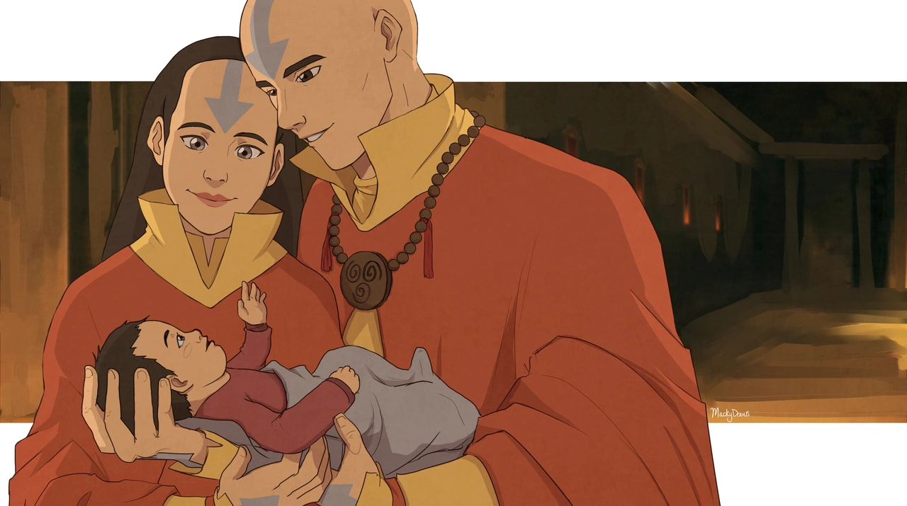 I found a fanart of Aang’s parents! | Fandom