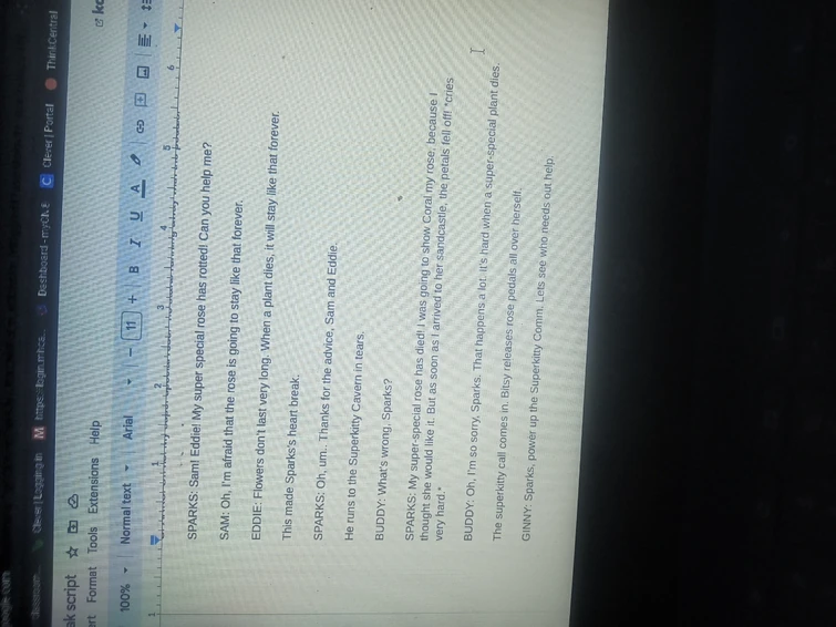 Here is the typed script | Fandom