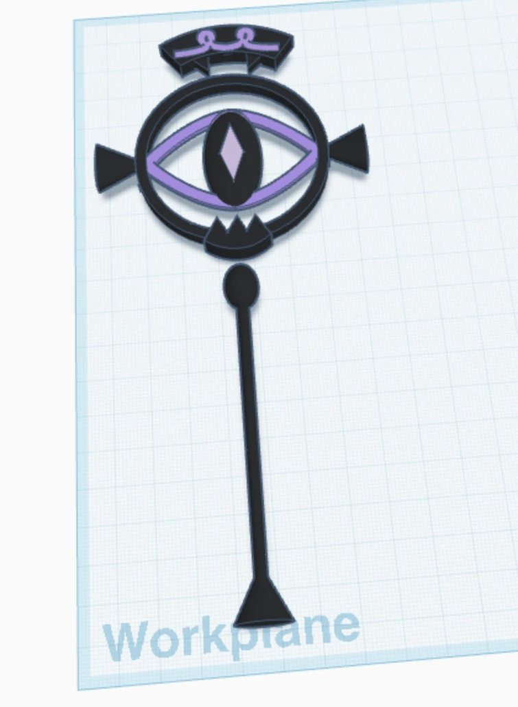 I made black sapph's staff in 3d | Fandom
