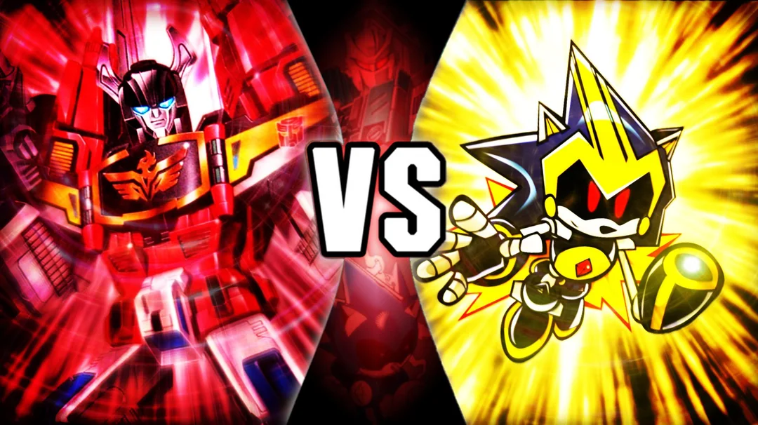 Greatshot vs Shard the Metal Sonic (Transformers Victory vs Archie ...