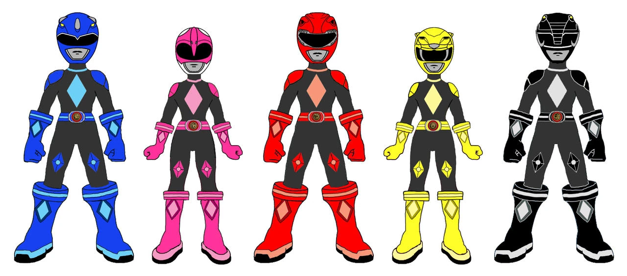Here are the Power Rangers of the year 2040 in Future Angel Grove ...