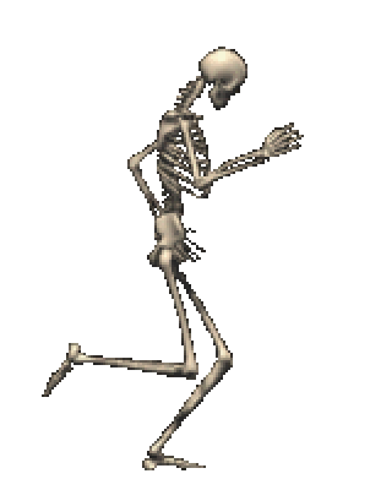 every skeleton gif i have | Fandom