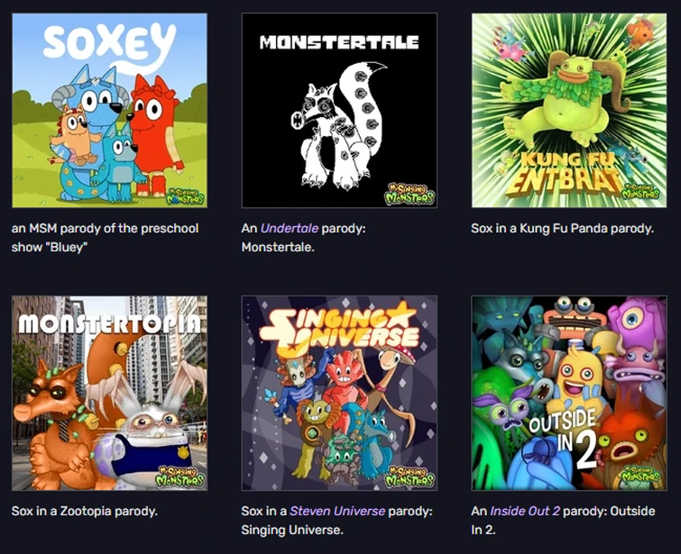 what even are my singing monsters promo parodies (cookie run mentioned ...