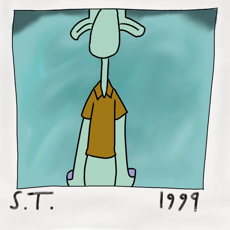 Squidward Tentacles 1999 album cover (based on Taylor Swift 1989 cover ...