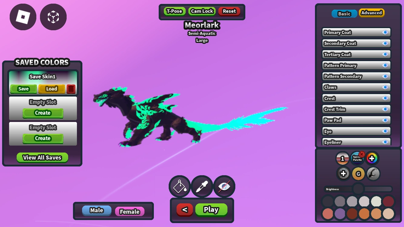 Lookin to swap a glimmer glowtail Meir lark for another mut | Fandom