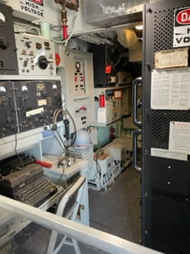 I went to Boston and went on a warship and it reminded me of the first ...