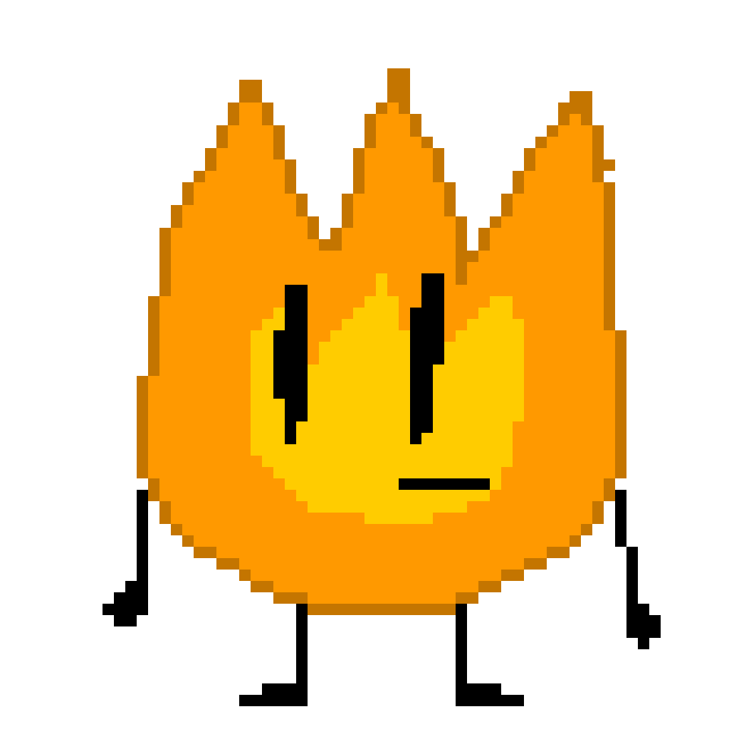 A Firey Pixel Art | Fandom