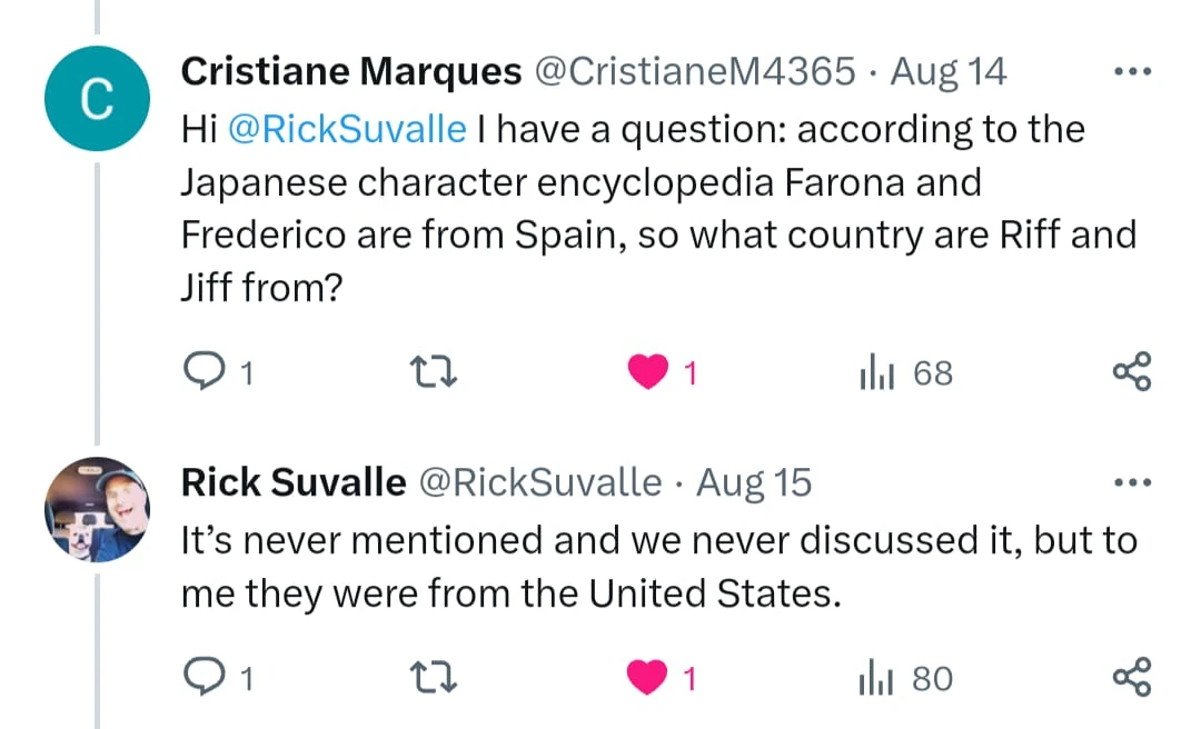 Are Riff and Jiff from the United States or not? | Fandom