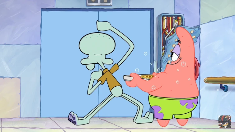 How did Patrick eat that whole Pizza in one second?!🤣 | Fandom