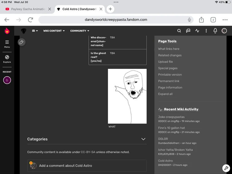 Who did more vandalism | Fandom