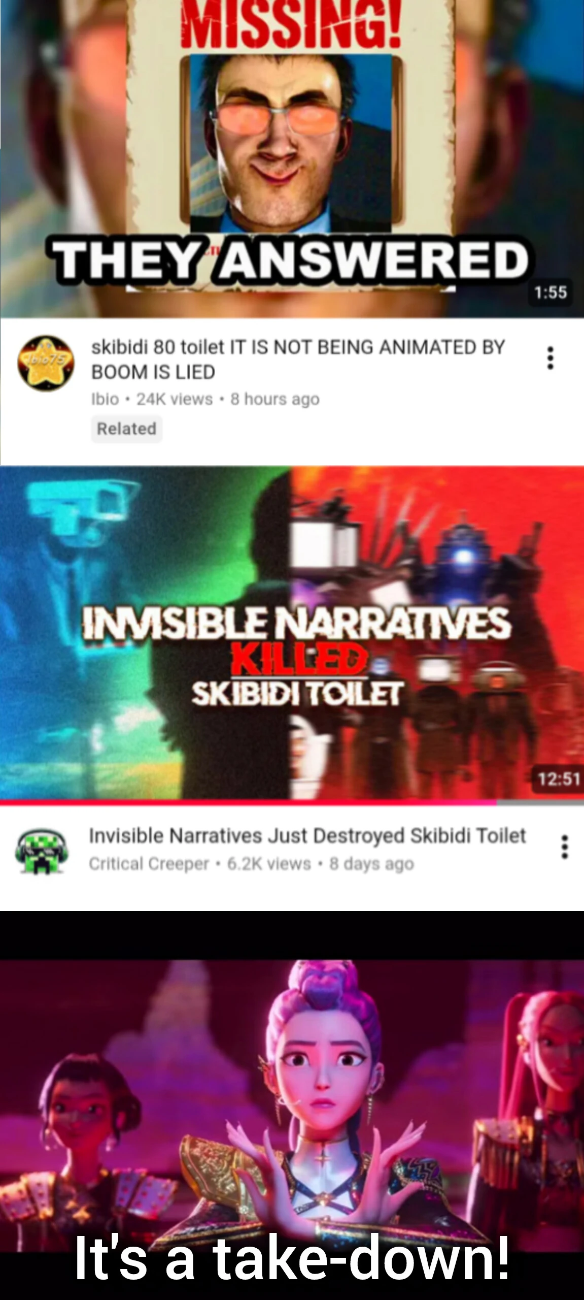 It's a take-down! | Fandom