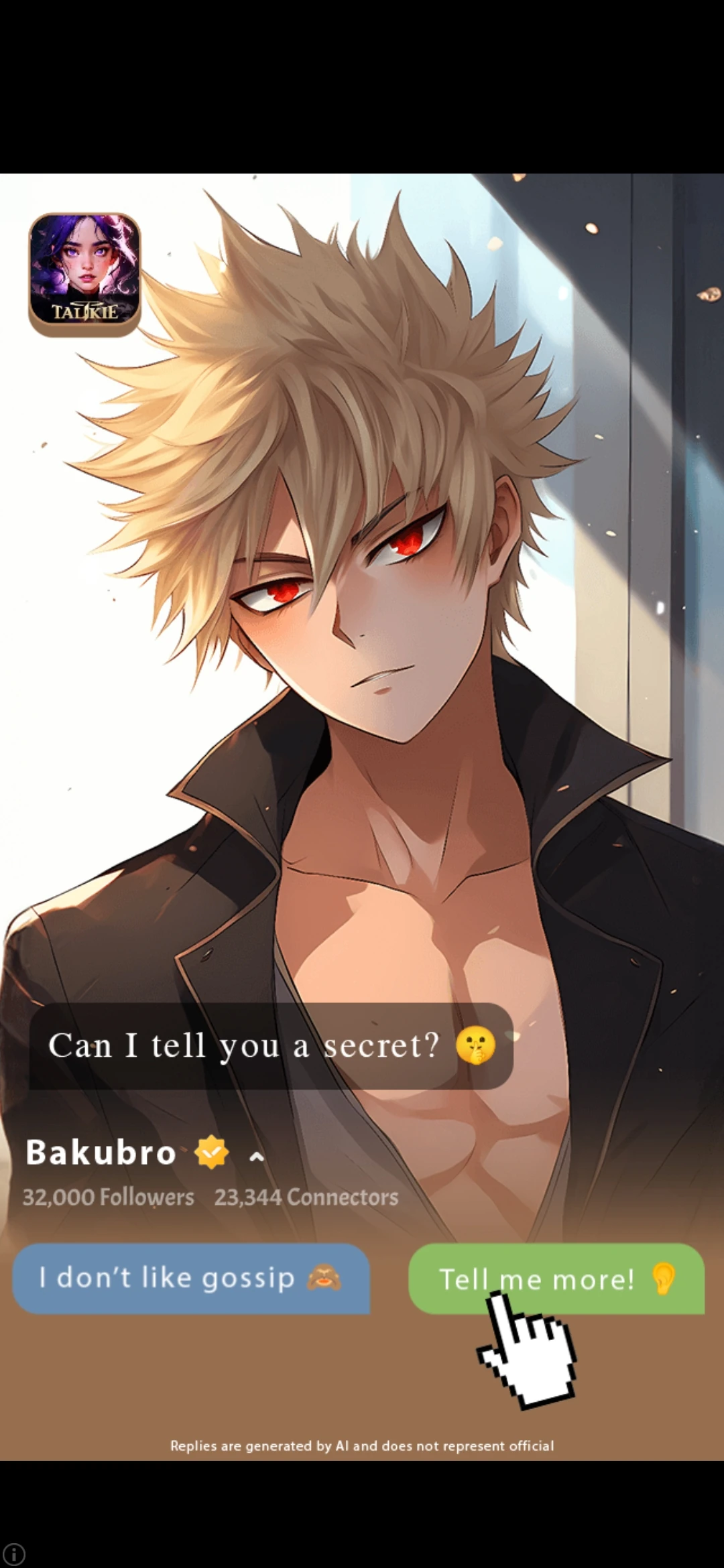 would u let bakubro tell you his secret | Fandom
