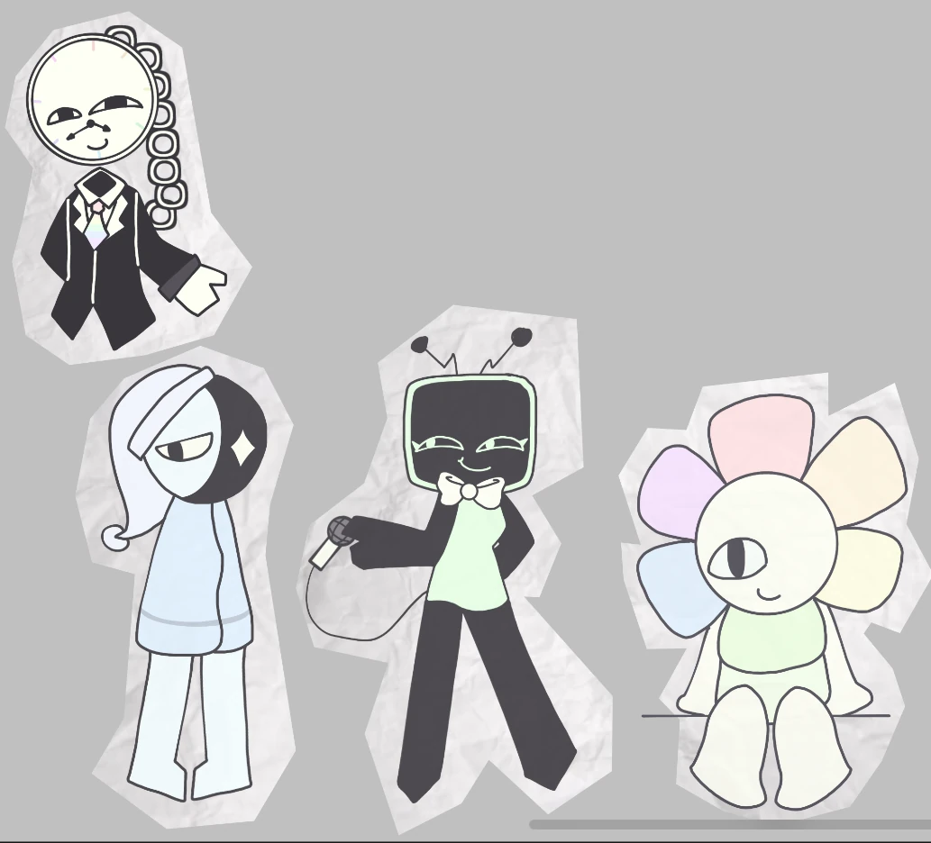 Some old drawings of me attempting to draw DW characters in the FPE ...