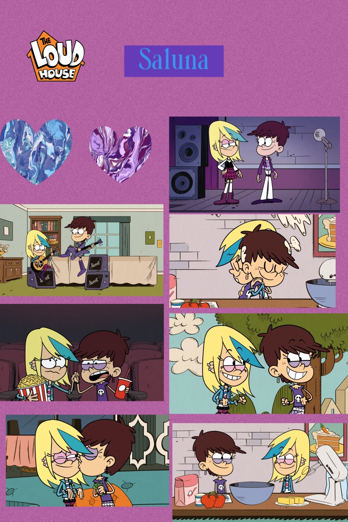 Saluna Collage💙💜💙💜 | Fandom