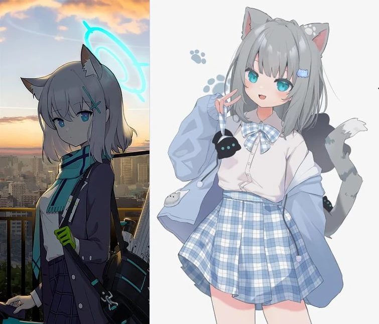 nachoneko and shiroko (clones?) | Fandom