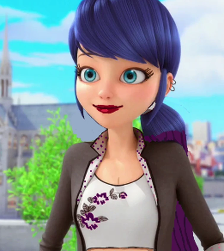 I did Marinette(ladybug) with different hair styles | Fandom