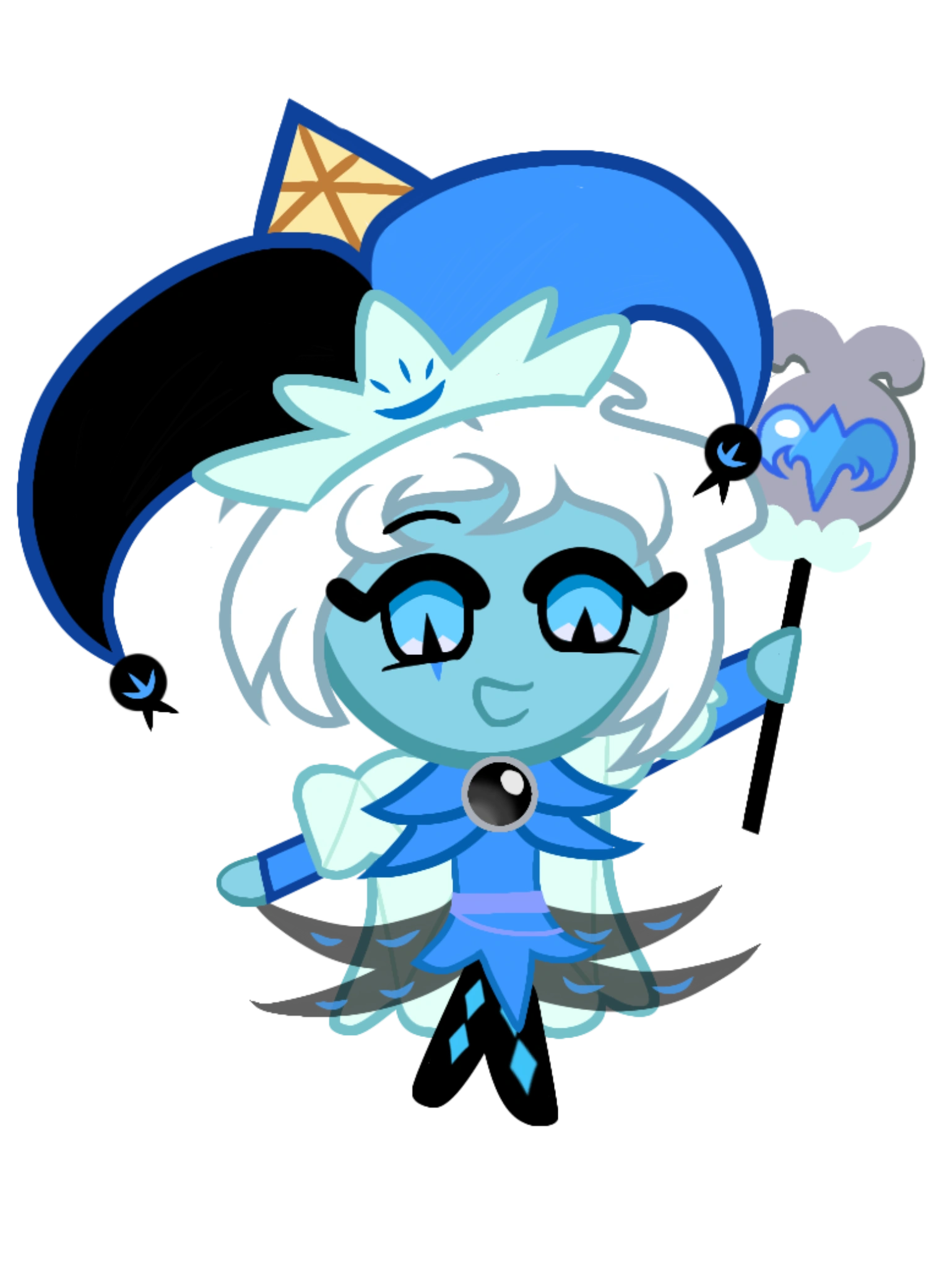 Okay since you guys choose Shadow Milk fanchild, so his name will be ...