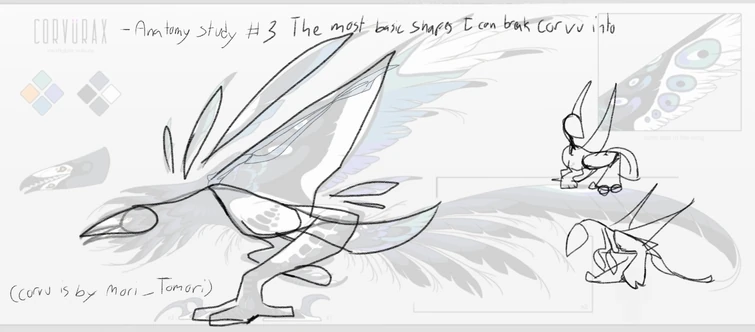 drawing corvurax every day until i get 50 corvus day 2 | Fandom