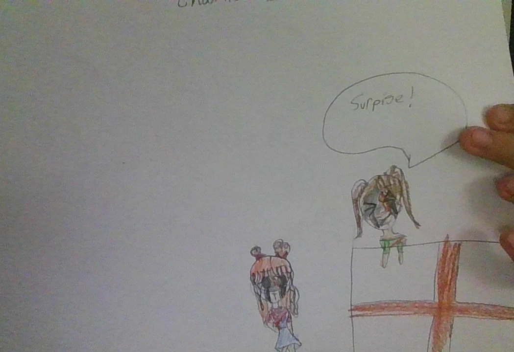 comparing drawings | Fandom