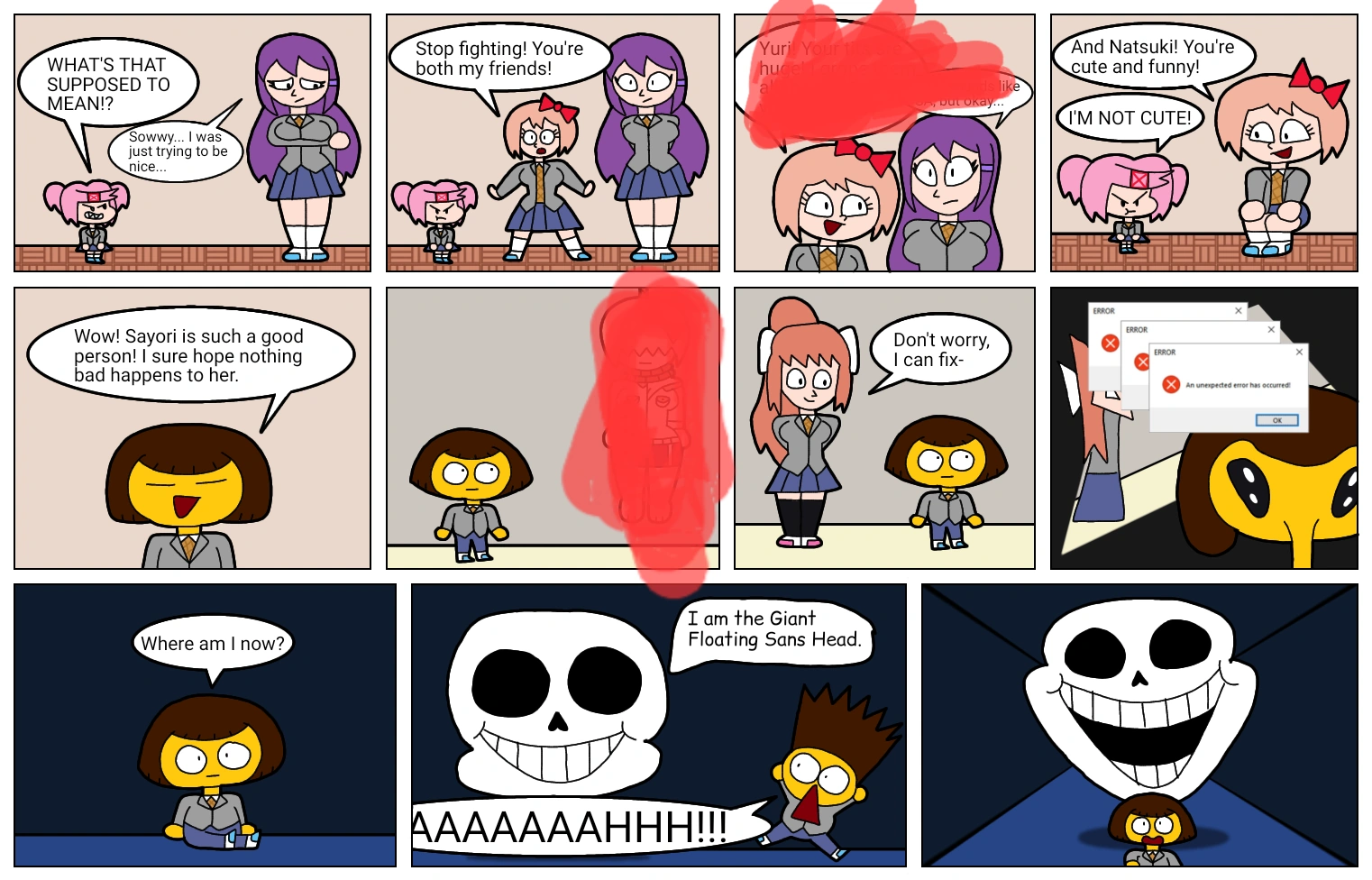 Undertale sans in doki rat | Fandom