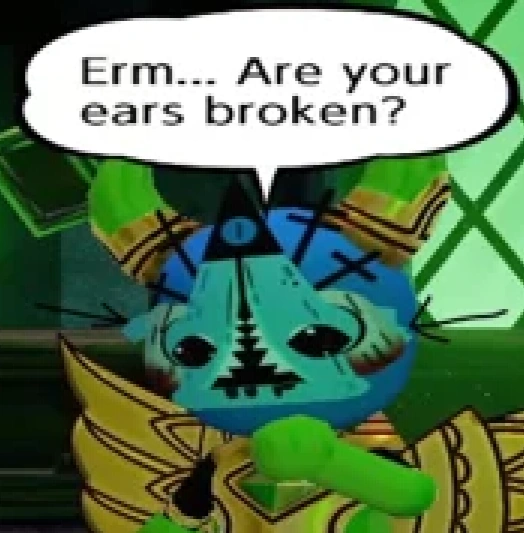 It's even funnier when the character he's talking to is the character ...