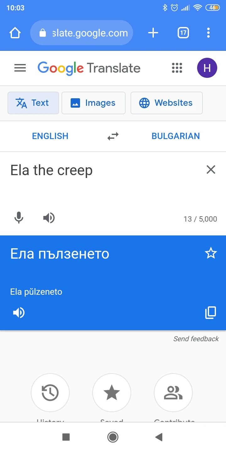 Ela in Google Translate | Fandom