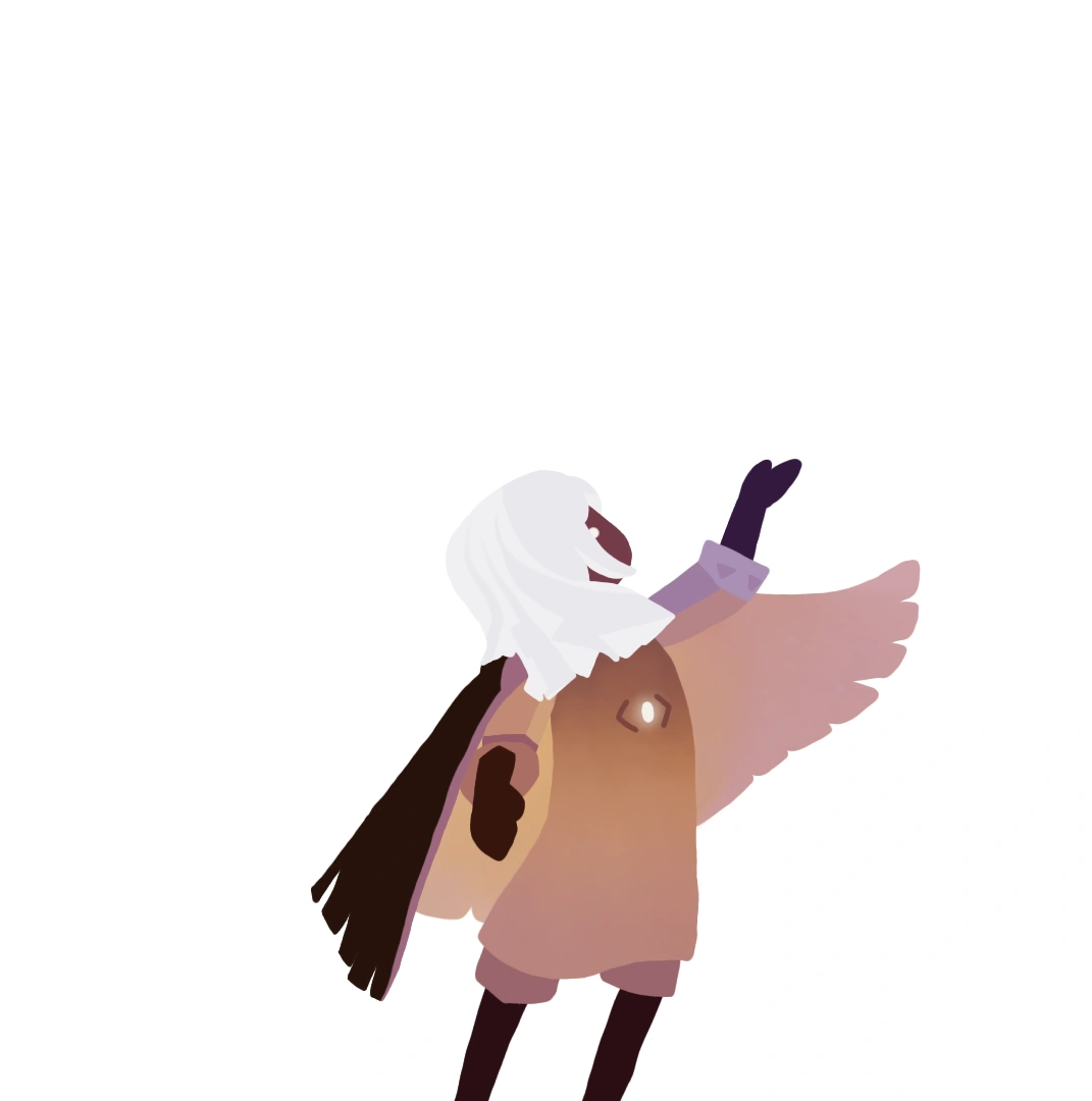 I traced over my sky kid (the one in my pfp) and made this | Fandom