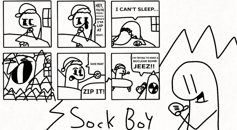 sock boy comic strip reboot #3 | Fandom