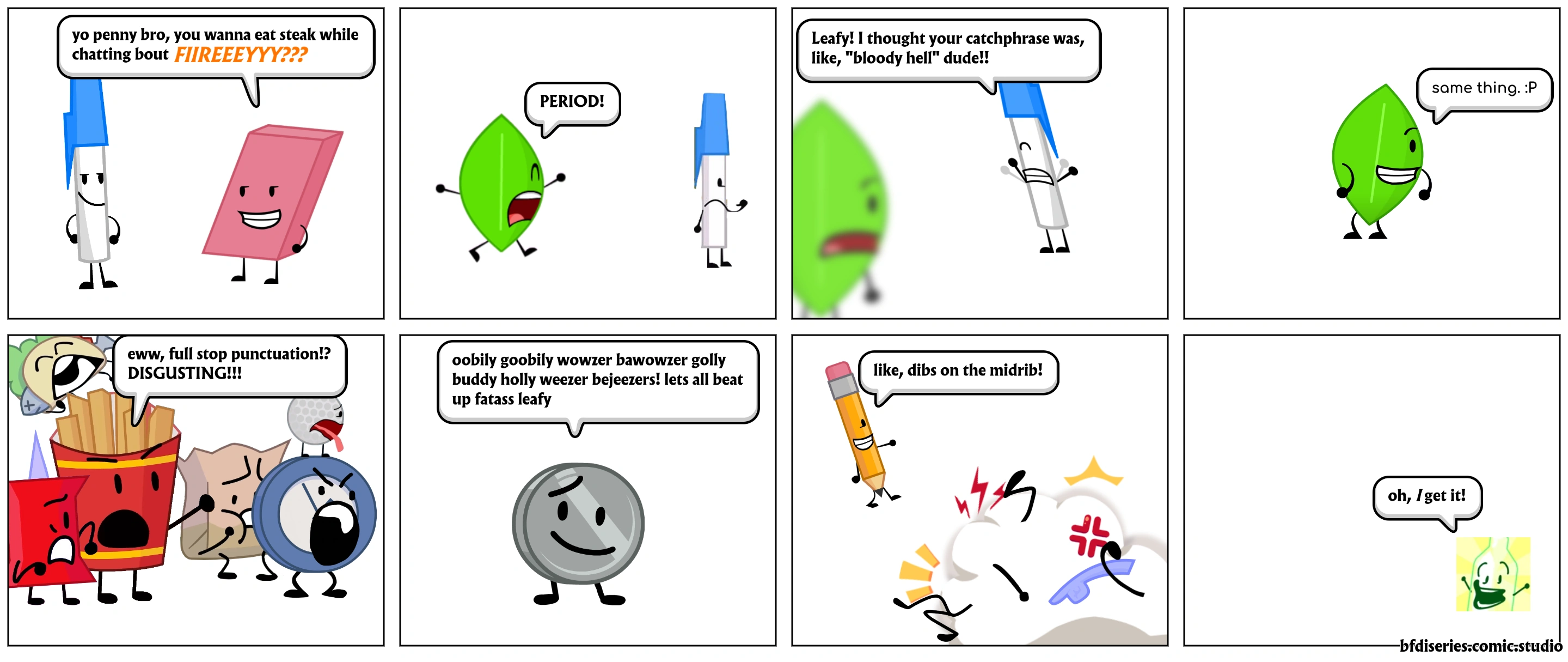 why bfdi doesnt have peroid humor | Fandom