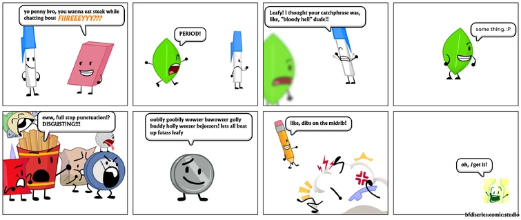 why bfdi doesnt have peroid humor | Fandom